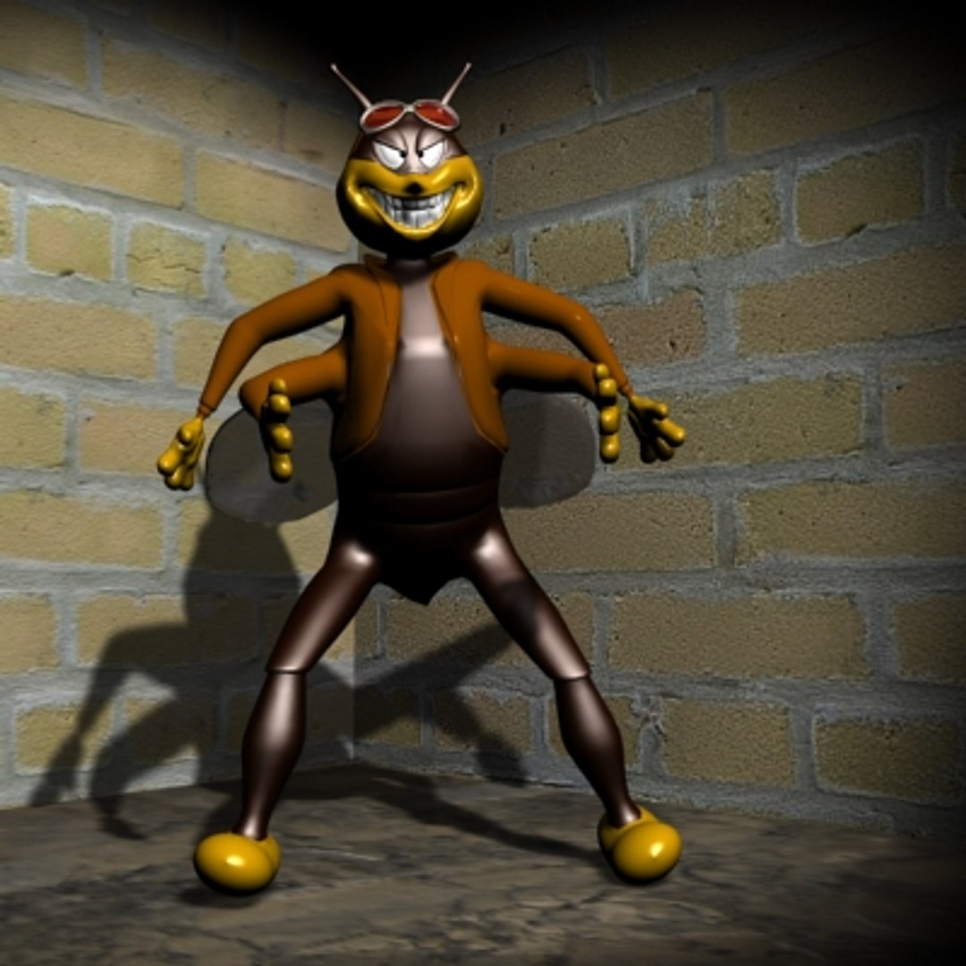 3d Model Captain Fly