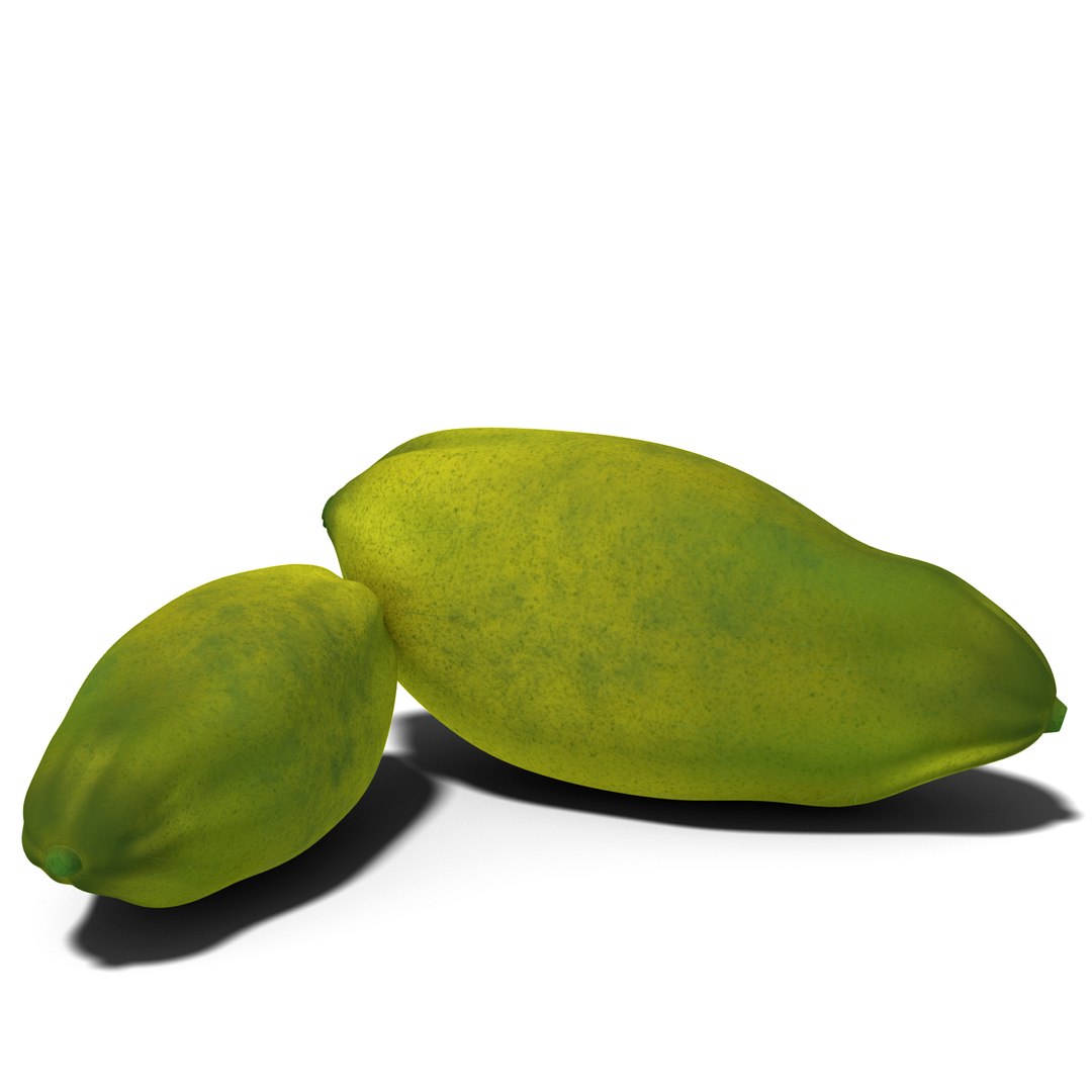 3D model Raw Papaya - TurboSquid 2089443