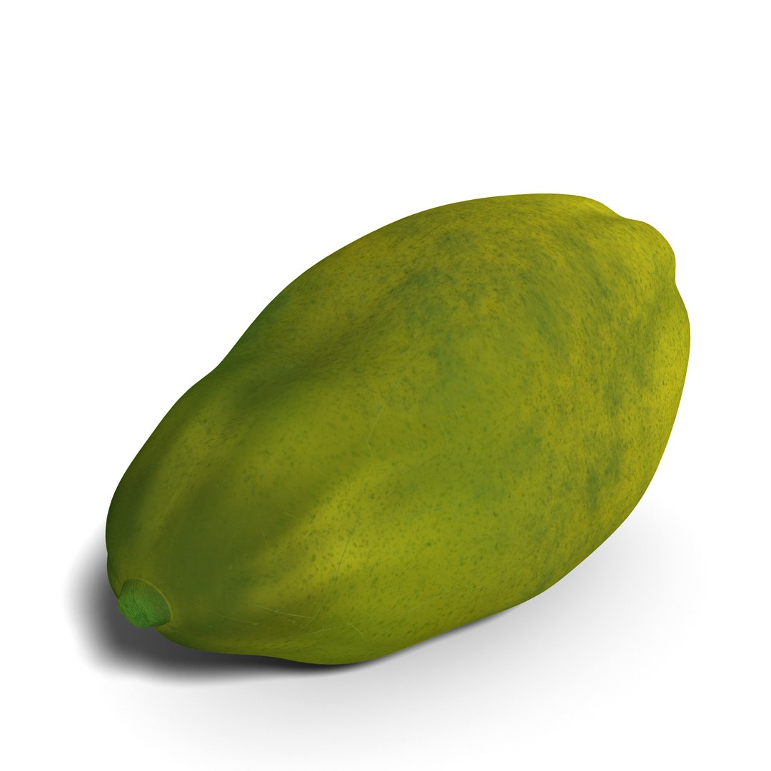 3D model Raw Papaya - TurboSquid 2089443