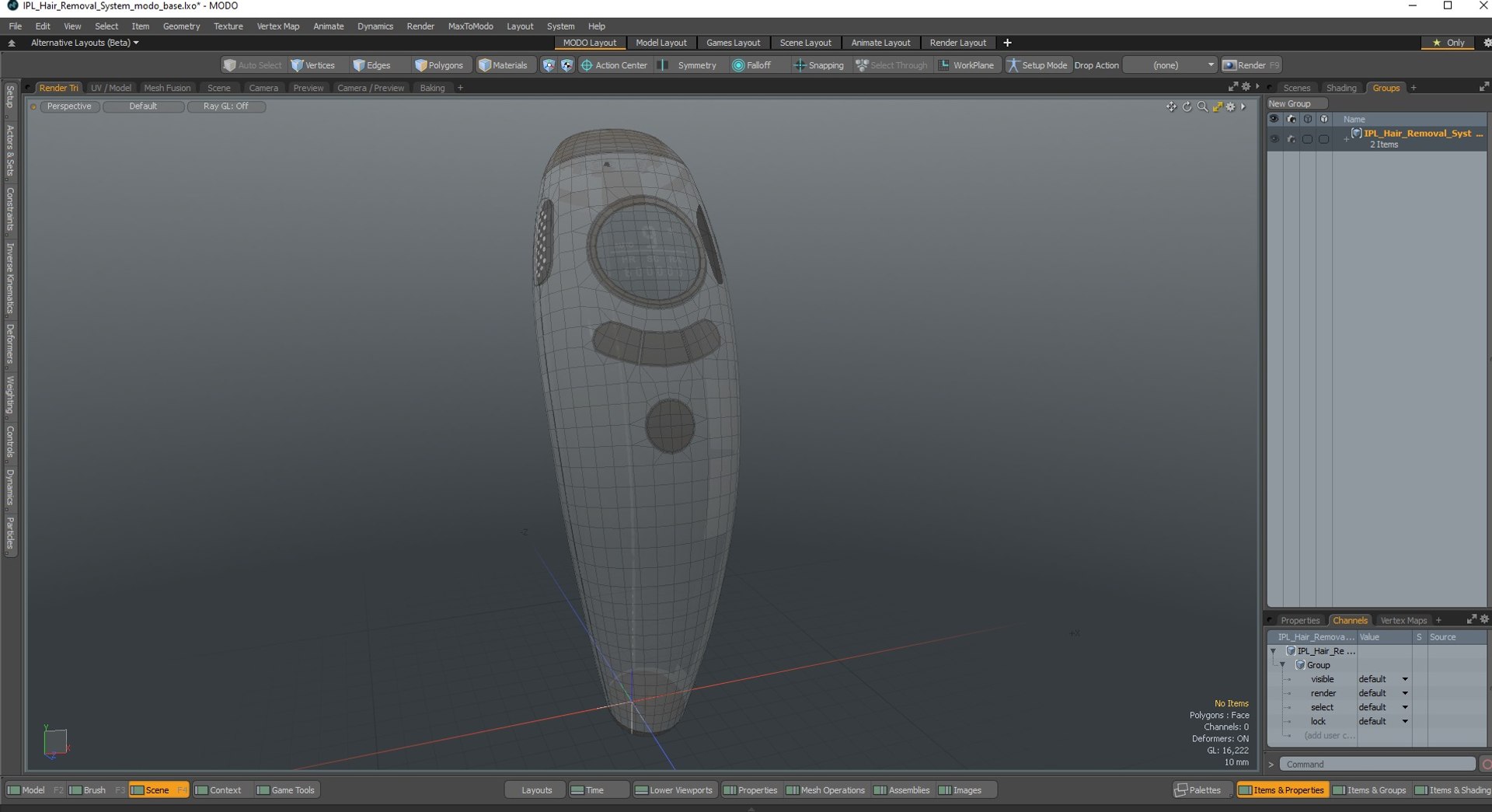 3D IPL Hair Removal System model - TurboSquid 2070361