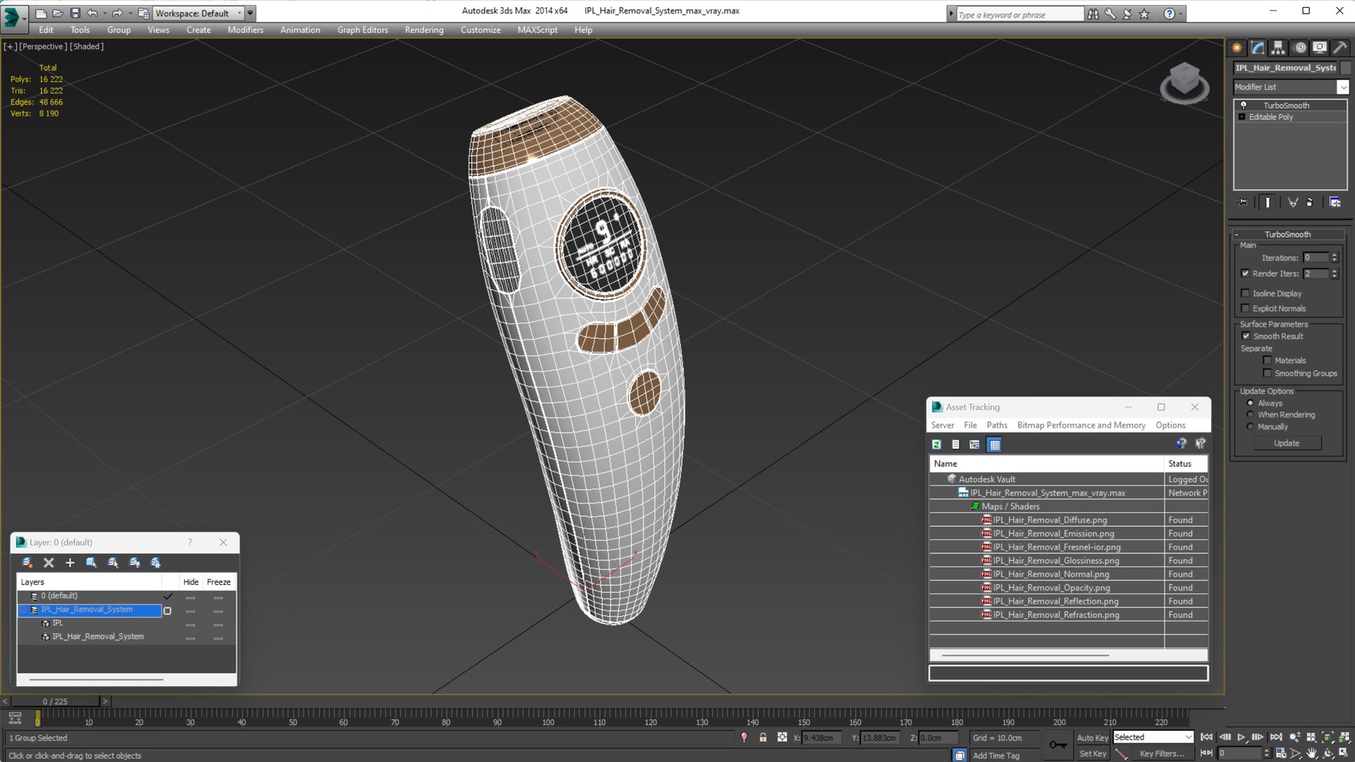3D IPL Hair Removal System model - TurboSquid 2070361