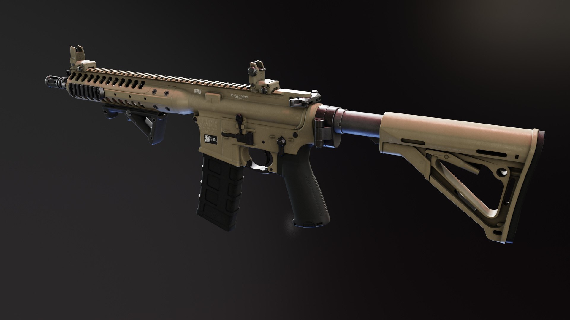 LWRC M6IC 3D Model - TurboSquid 1953640