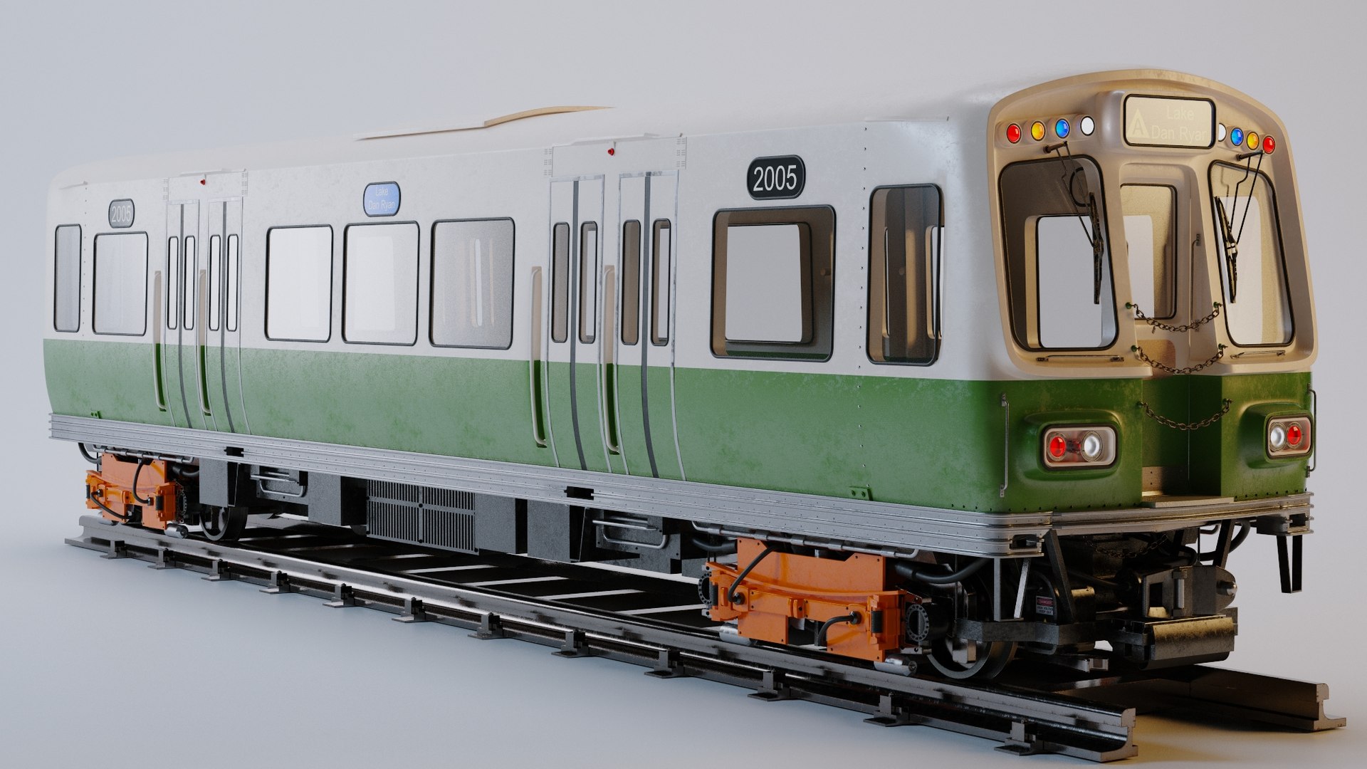 Pullman Standard 2000 Chicago 3d Ma