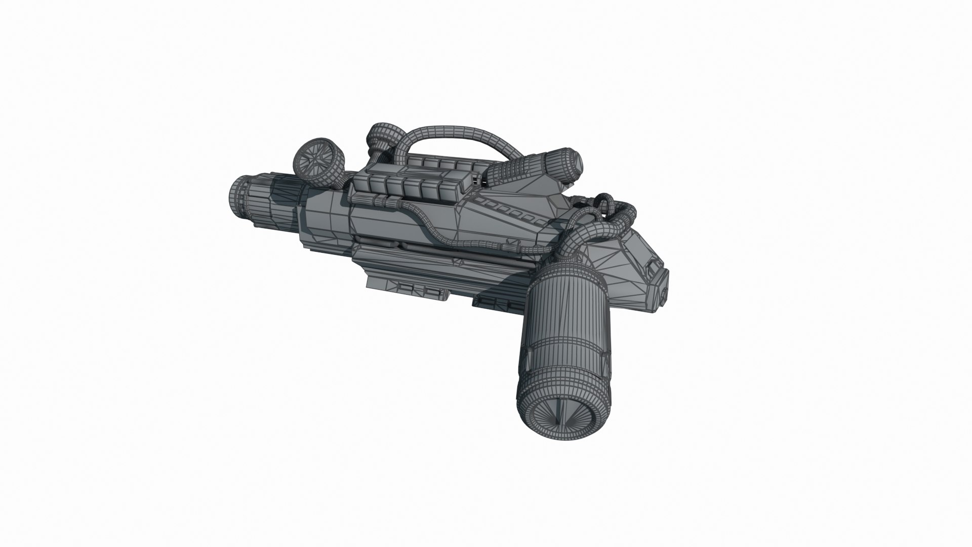 Science Fiction Weapon Frozen Gun 3D - TurboSquid 2202291