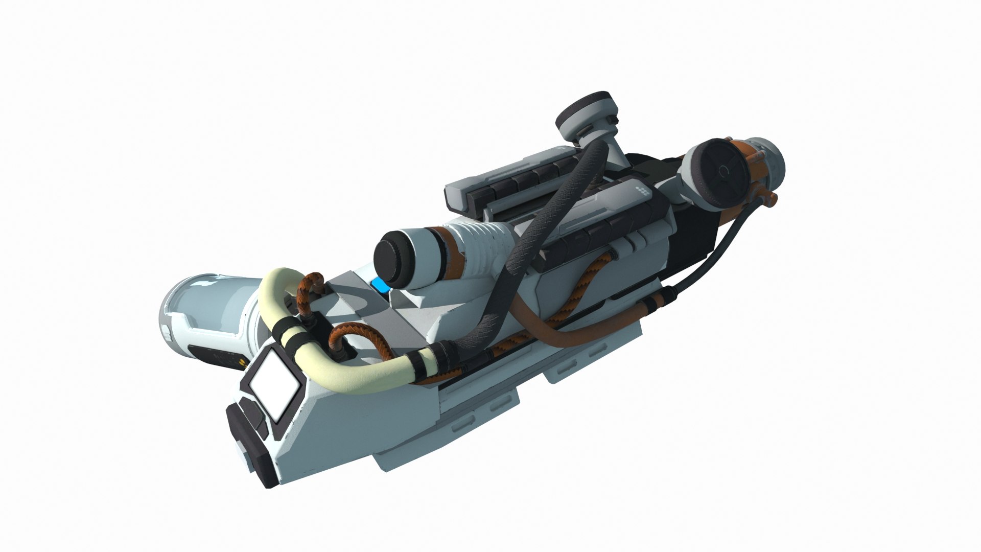 Science Fiction Weapon Frozen Gun 3D - TurboSquid 2202291
