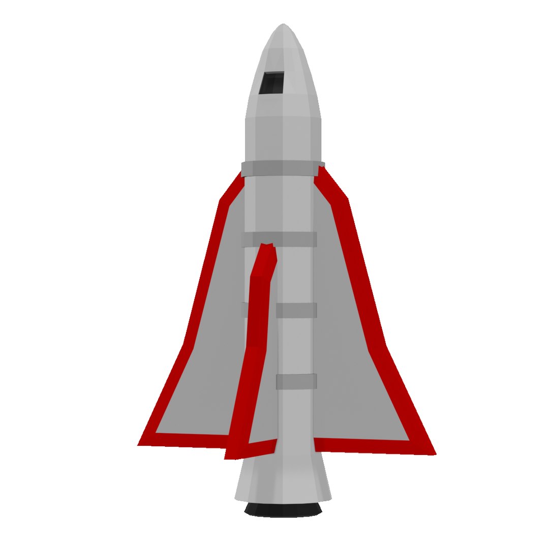 Low Poly Space Shuttle 3D Model - TurboSquid 2131480