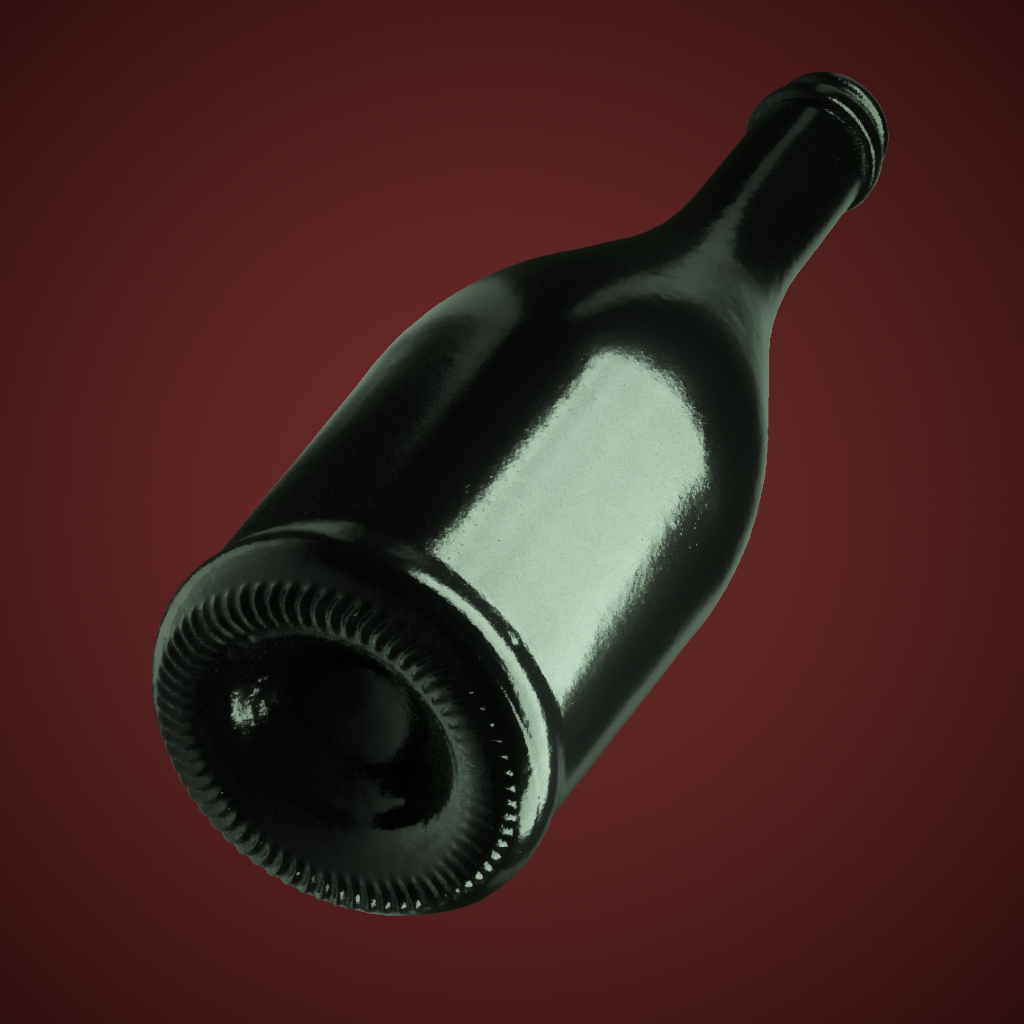 3D champagne bottle model - TurboSquid 1401516
