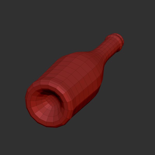 3D champagne bottle model - TurboSquid 1401516
