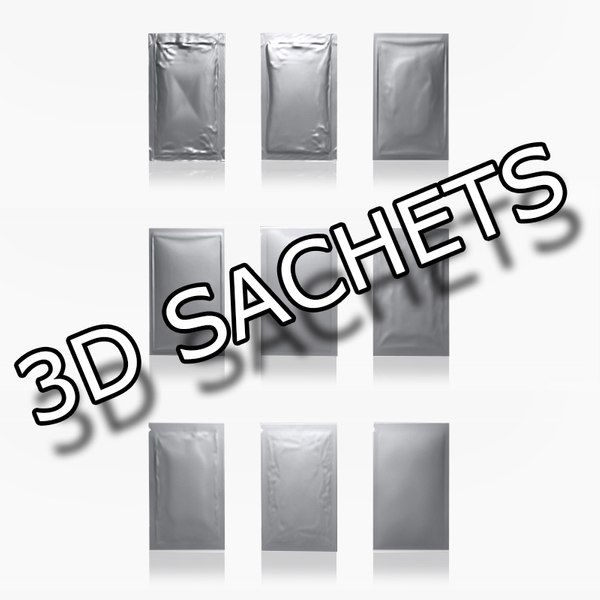 3D Sachet Models | TurboSquid