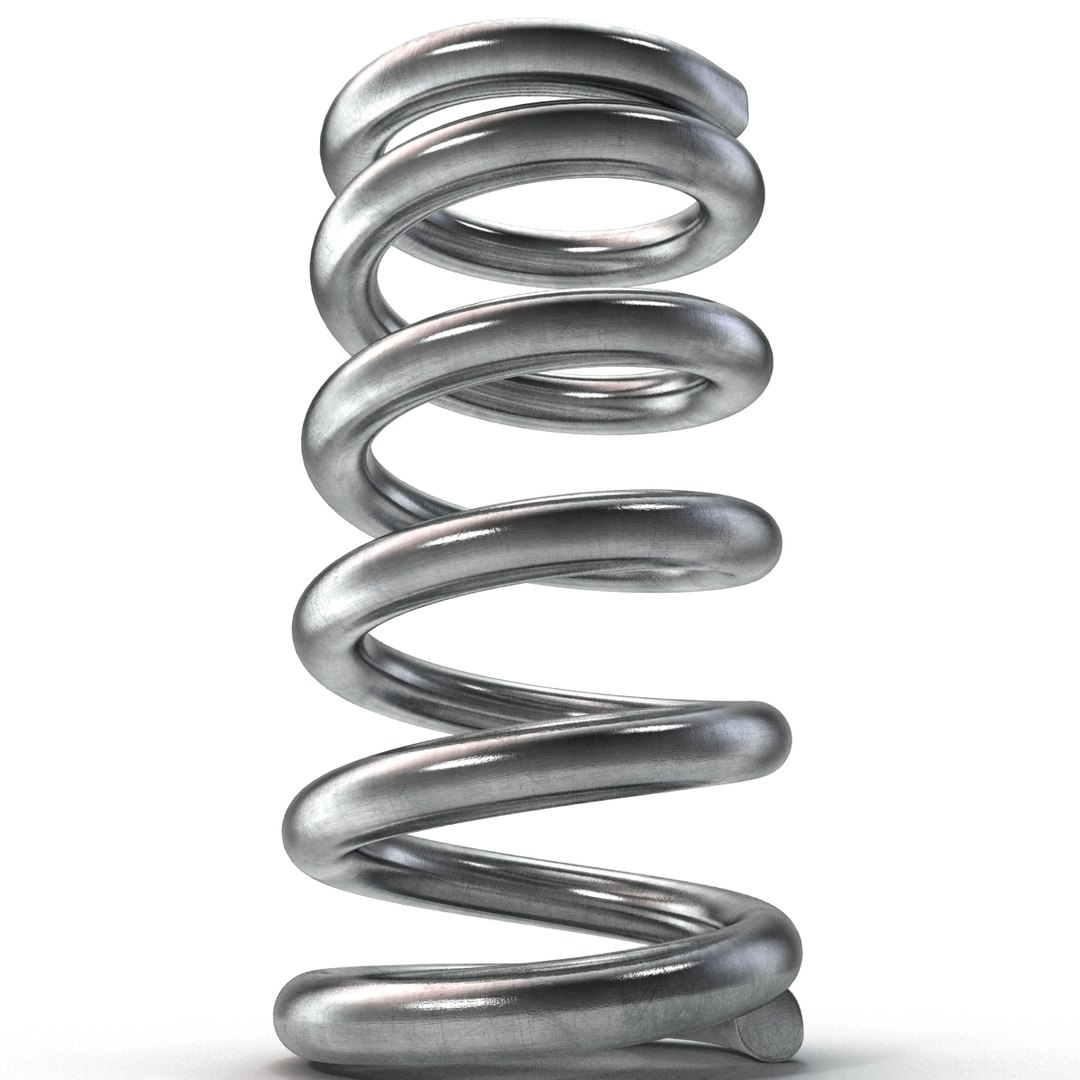 3d Model Of Compression Spring