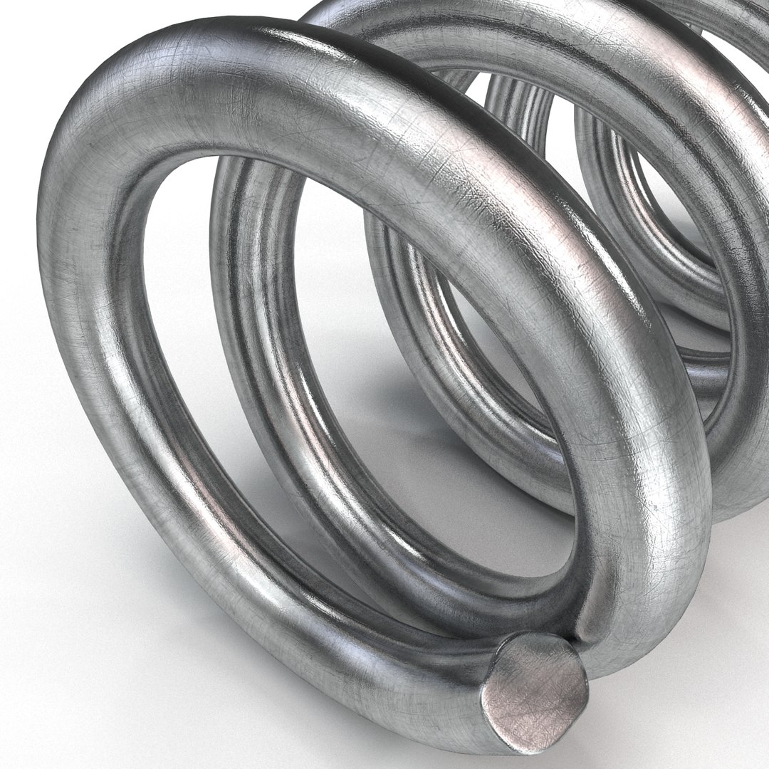 3d model of compression spring