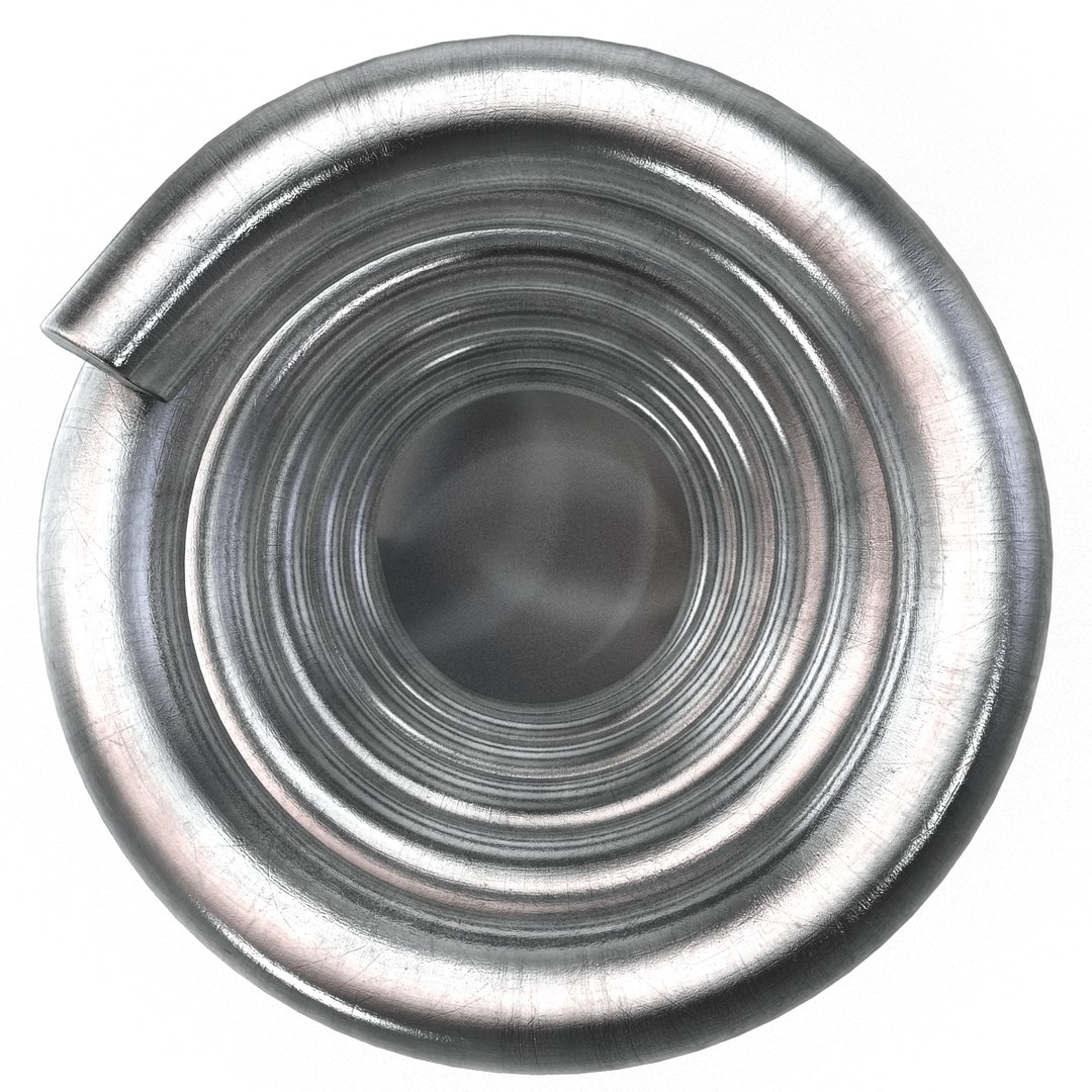 3d Model Of Compression Spring