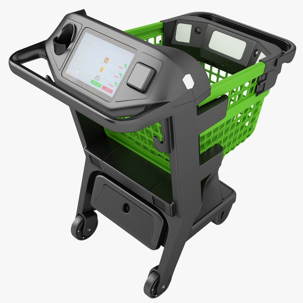 3D shopping smart cart - TurboSquid 1636739