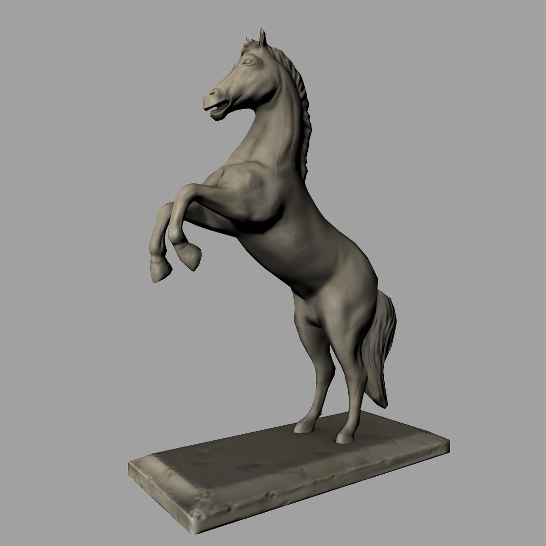3d Horse Statue