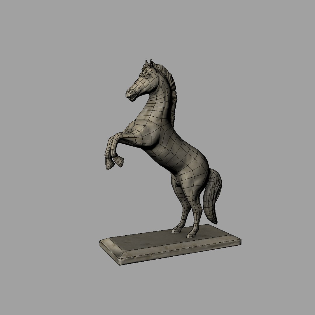 3d Horse Statue