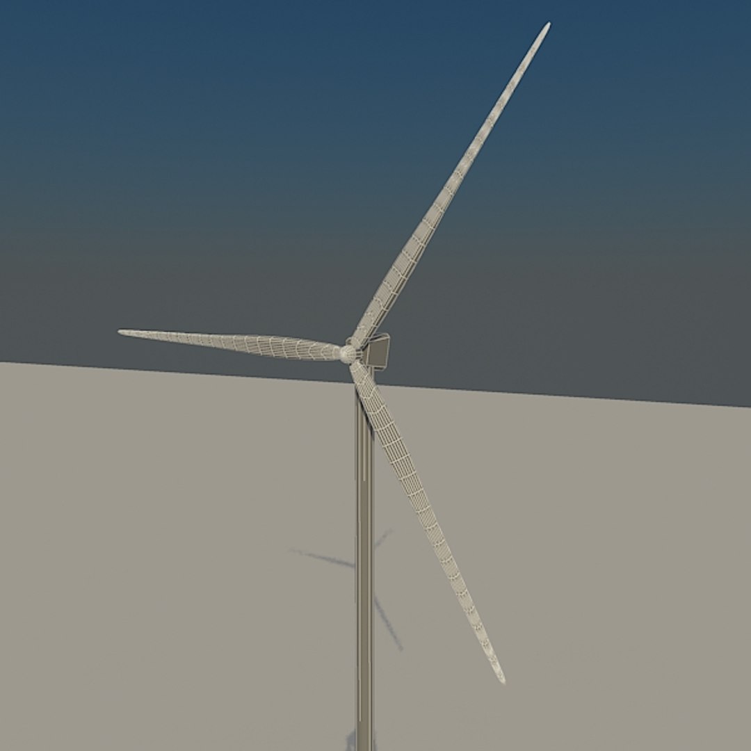 3d Model Of Wind Turbine