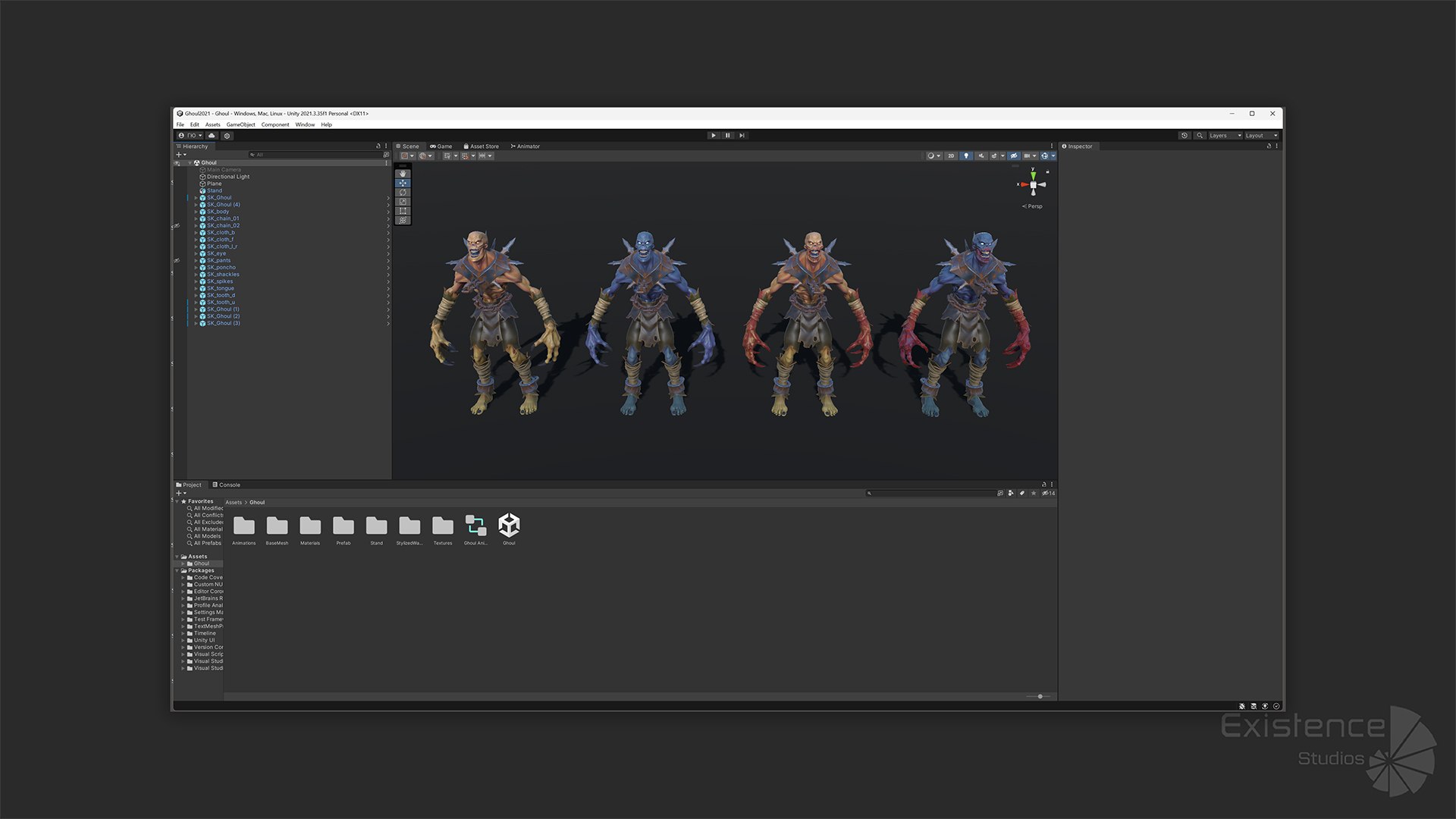 3D Ghoul - Stylized Devils - Creepy Zombie - Monster Enemy - 39 Model ...