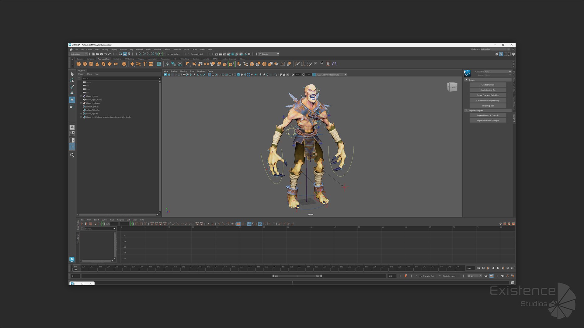 3D Ghoul - Stylized Devils - Creepy Zombie - Monster Enemy - 39 Model ...