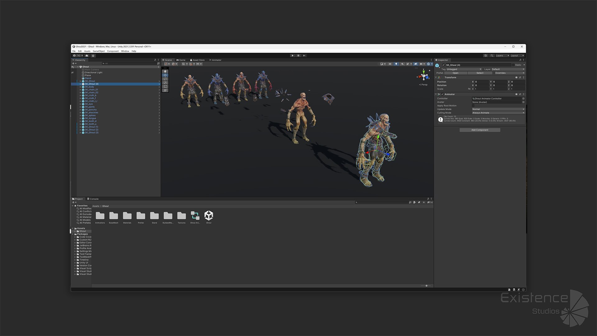 3D Ghoul - Stylized Devils - Creepy Zombie - Monster Enemy - 39 Model ...