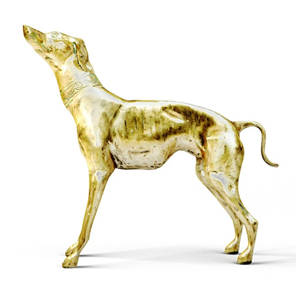 Large brass greyhound model - TurboSquid 1218996