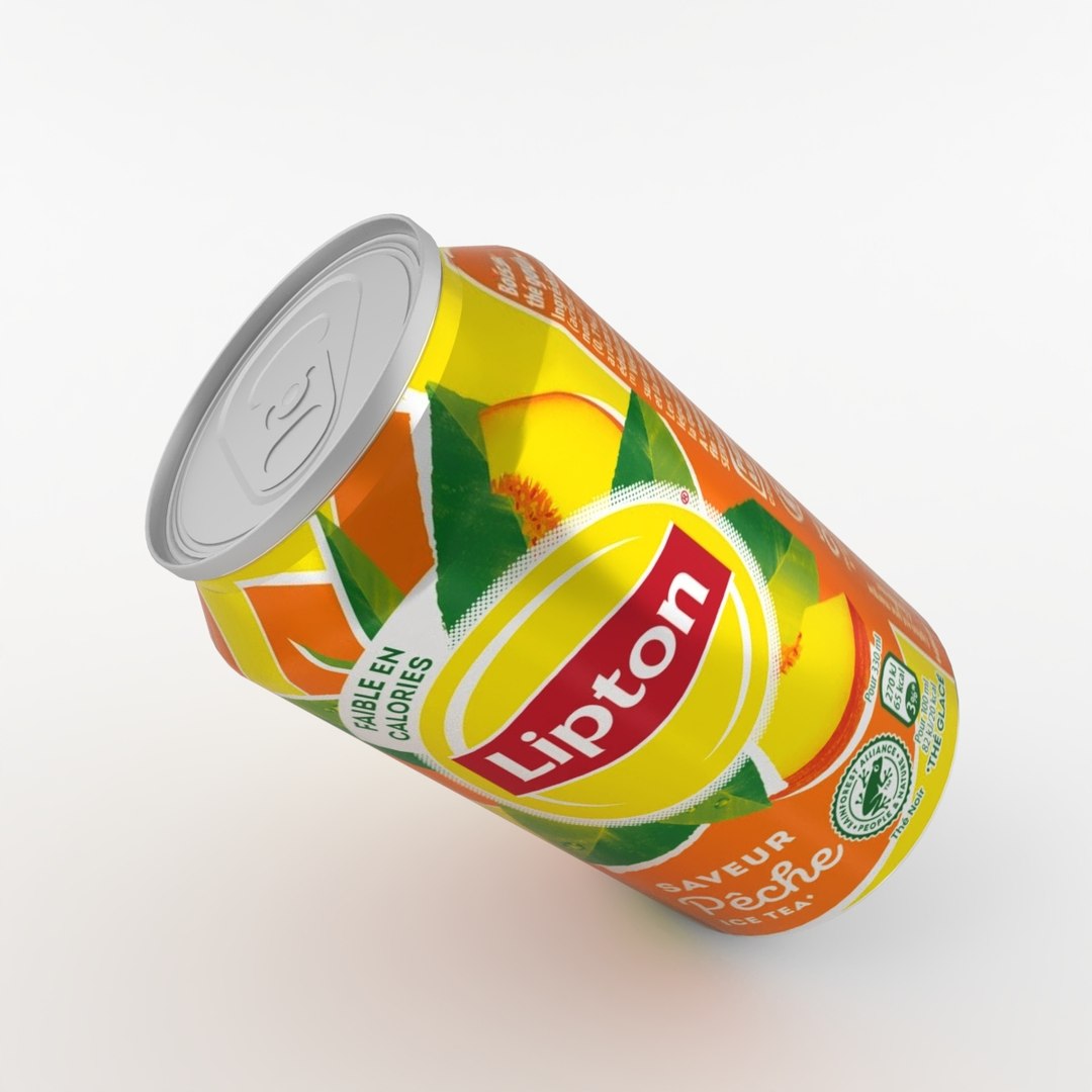 Lipton ice tea can 330 ml can 3D model - TurboSquid 2032484