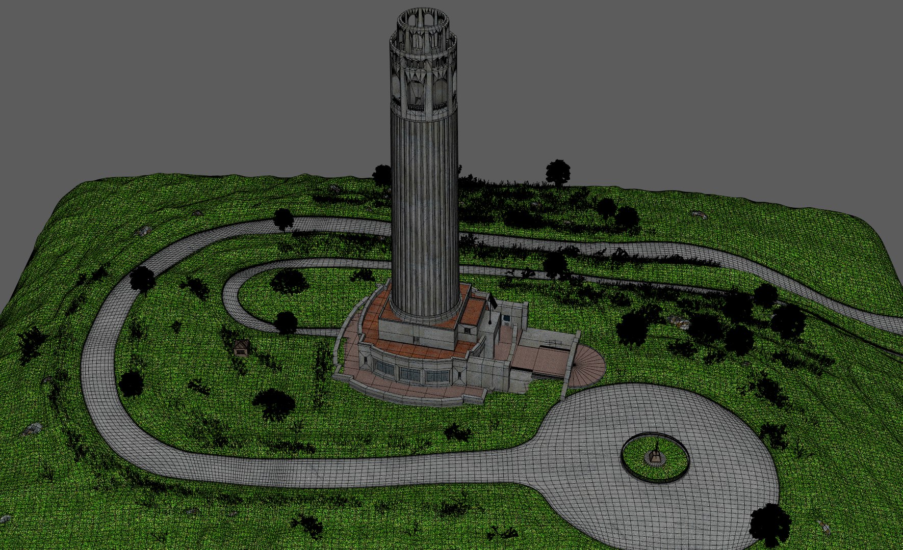 3D Coit Tower San Francisco - TurboSquid 1474334