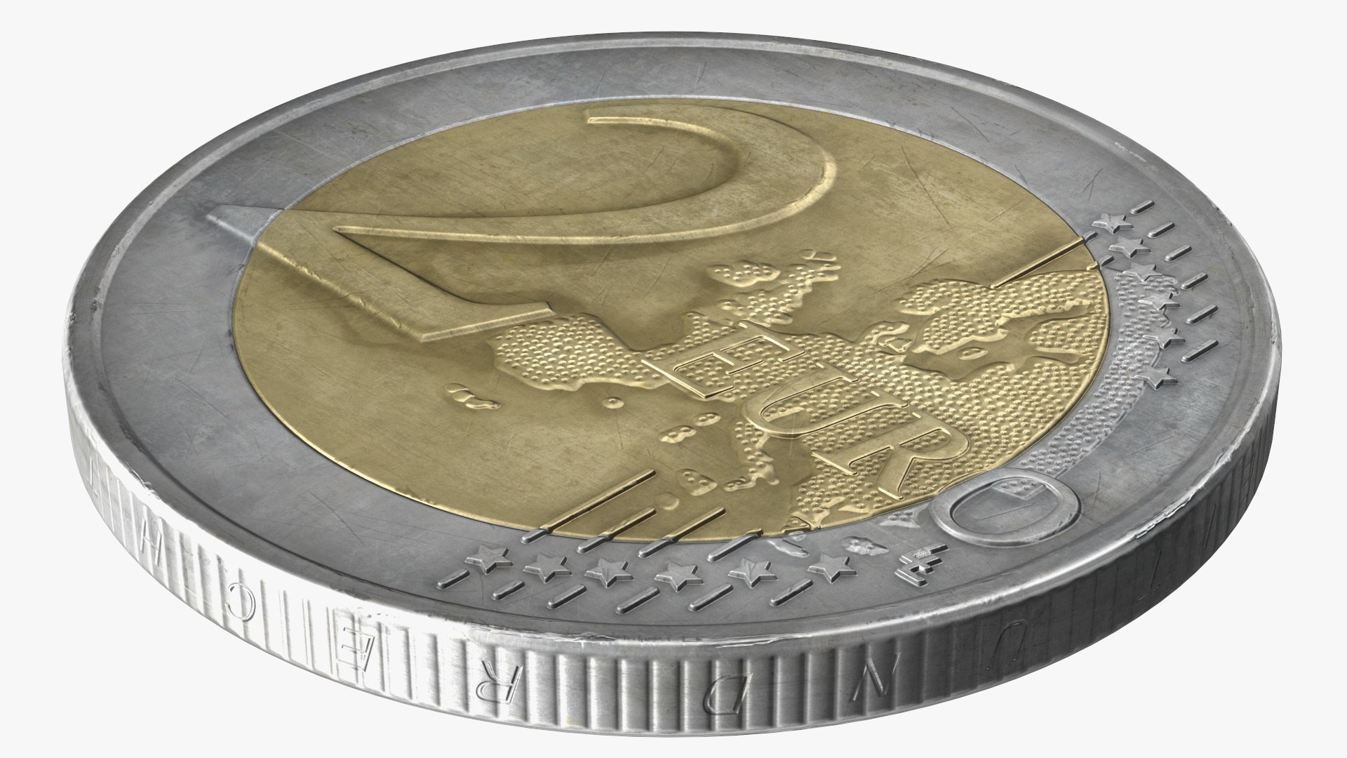 Germany 2 Euro Coin Model - TurboSquid 2143071