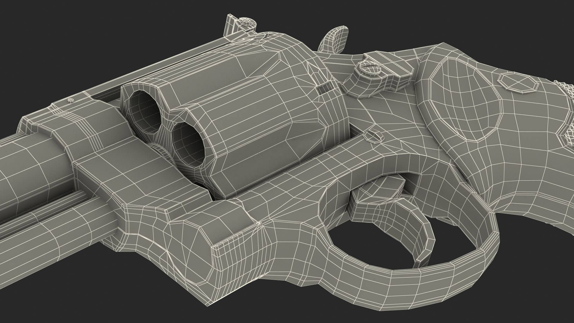 3D Double Gun Belt Black With Revolvers - TurboSquid 1774108