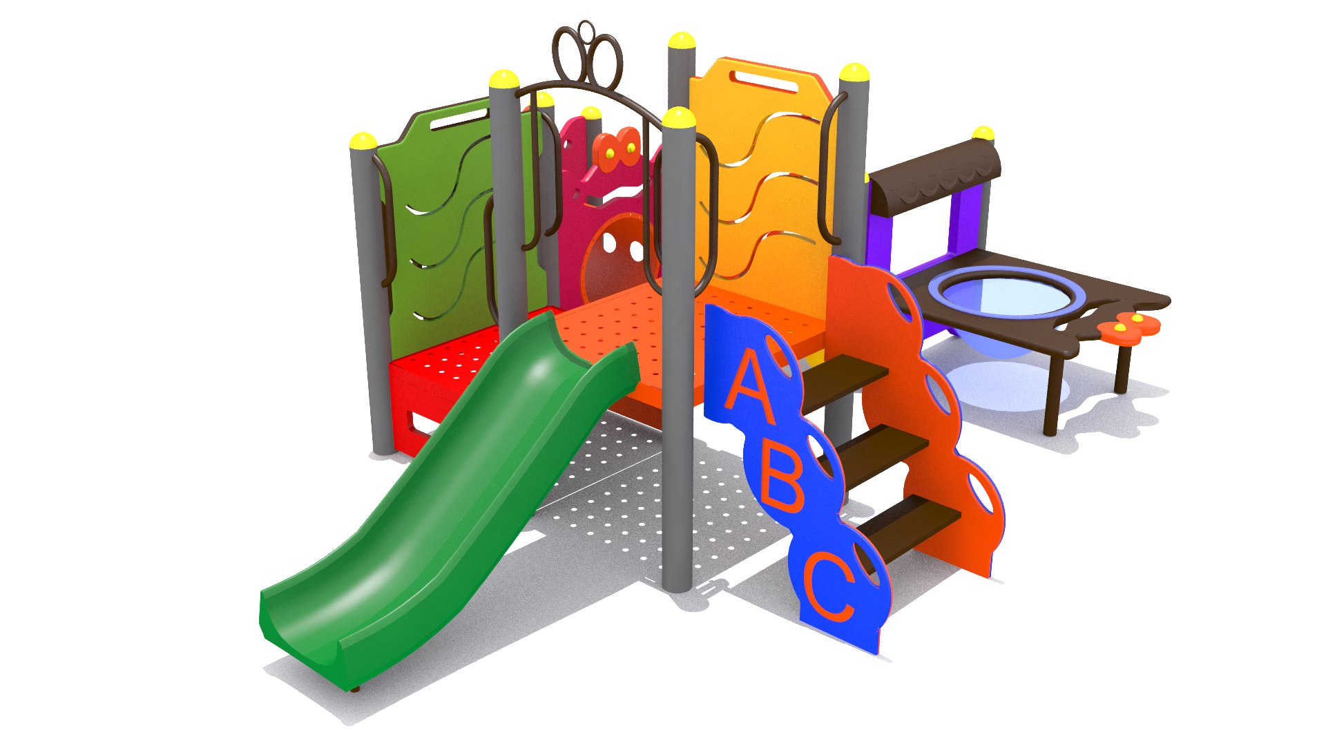 3D MIni Playground - TurboSquid 1810940