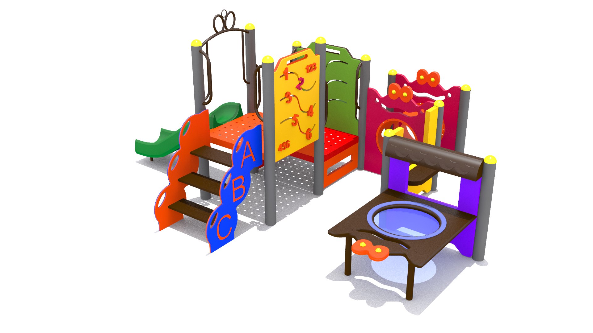 3D MIni Playground - TurboSquid 1810940