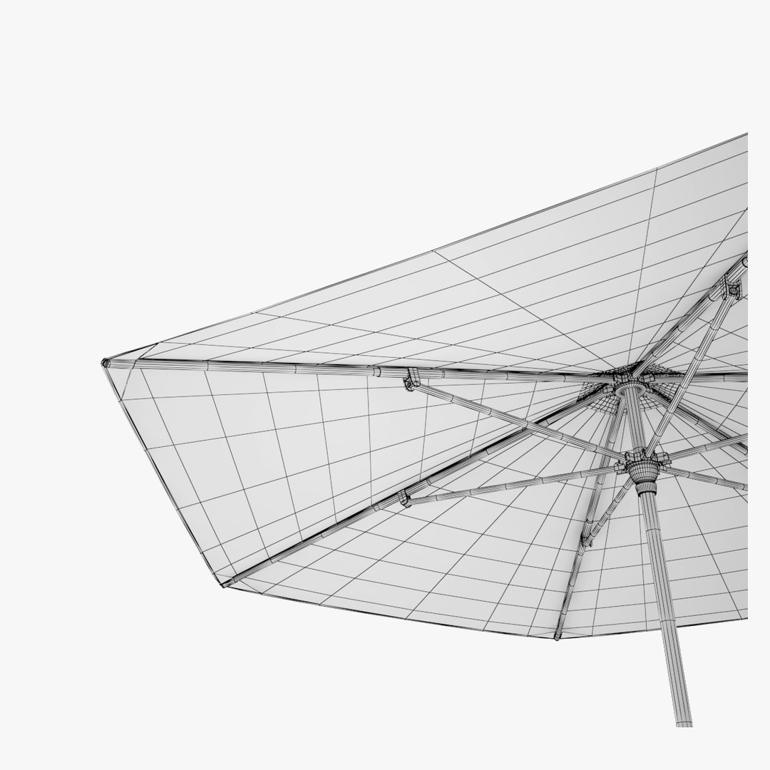 3D Dedon Parasol Hexagon - TurboSquid 1525300