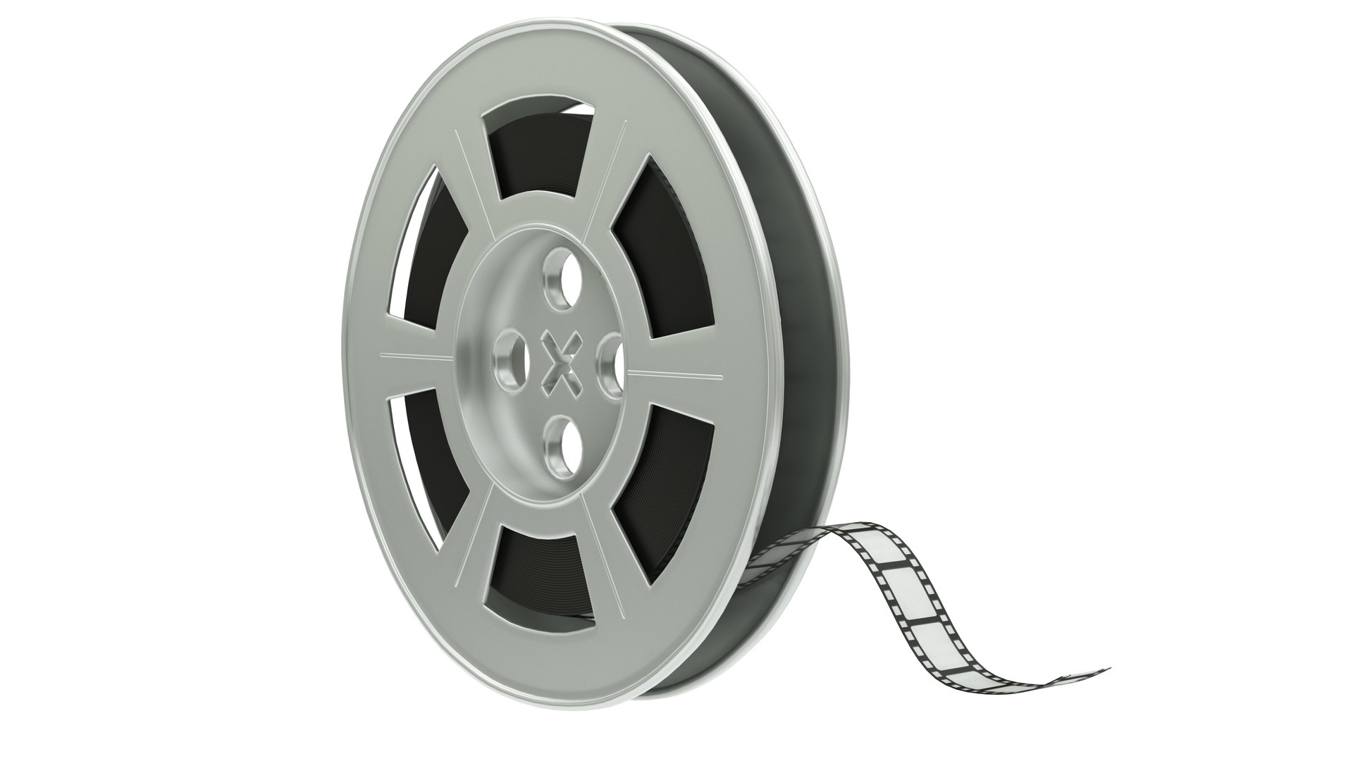 3D Model Megaphone Film Tape And Clapboard Collection - TurboSquid 2236987