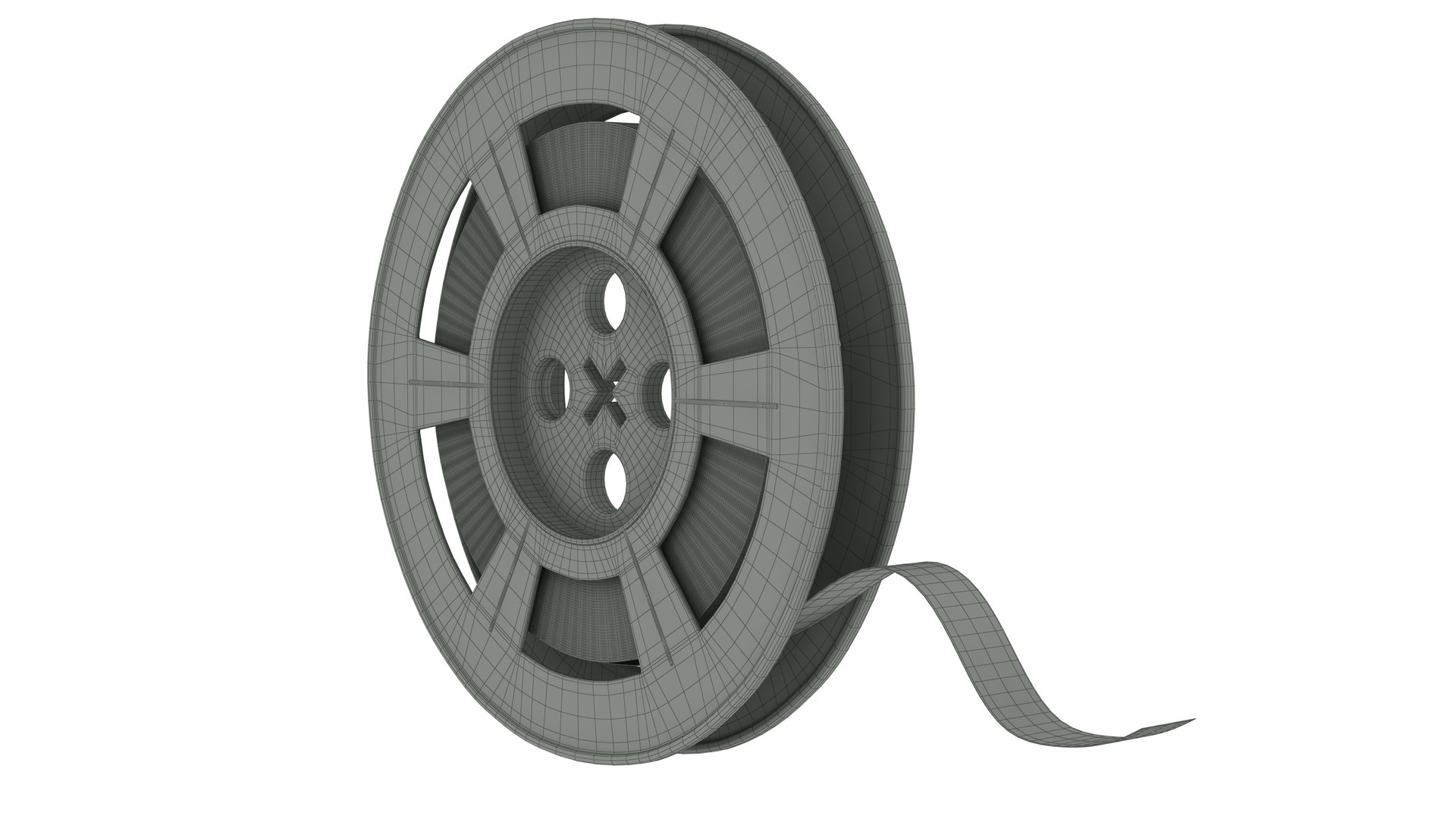 3D Model Megaphone Film Tape And Clapboard Collection - TurboSquid 2236987