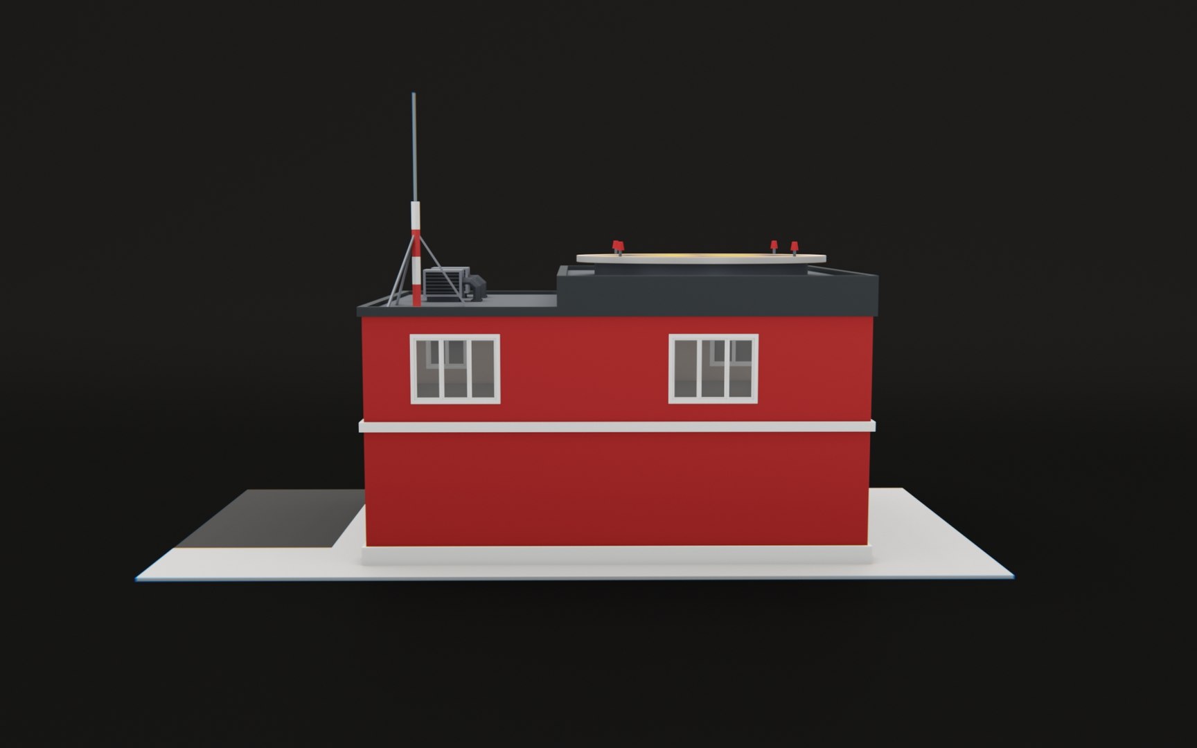 Fire Station City Building 3D Model - TurboSquid 2152330