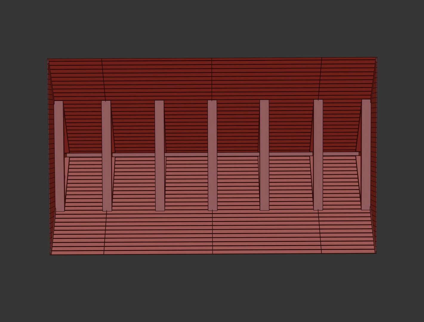 3D Model Wooden Ceiling V12 With Beams - TurboSquid 2285180