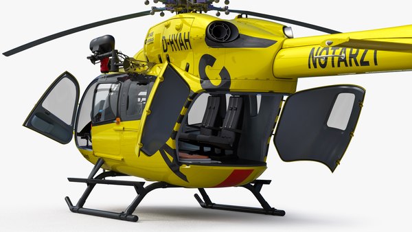 Airbus H145 Emergency ADAC Germany 3D model - TurboSquid 1732102