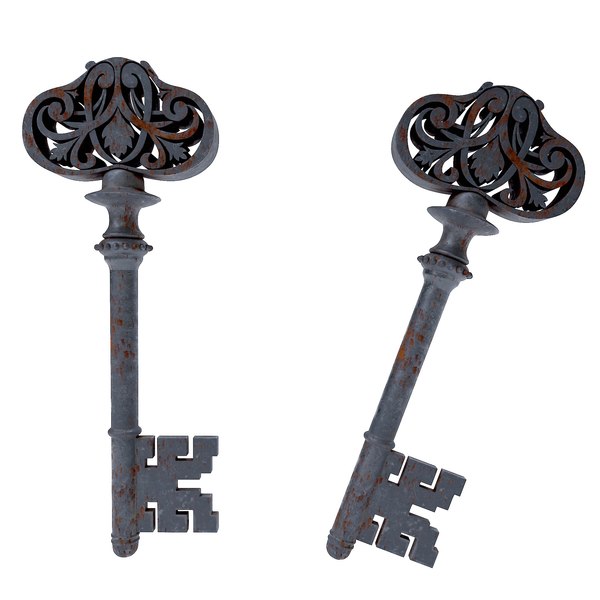 modelo 3d Antique skeleton key - TurboSquid 1982744