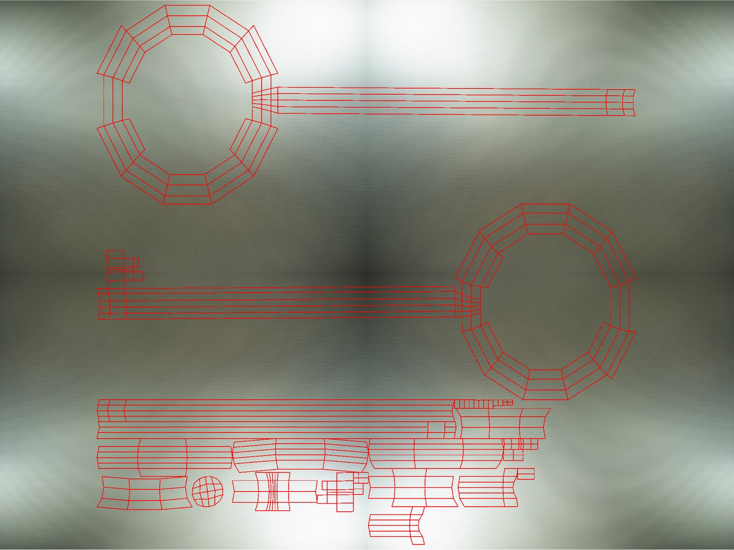 3D Model Cage Key - TurboSquid 1624485