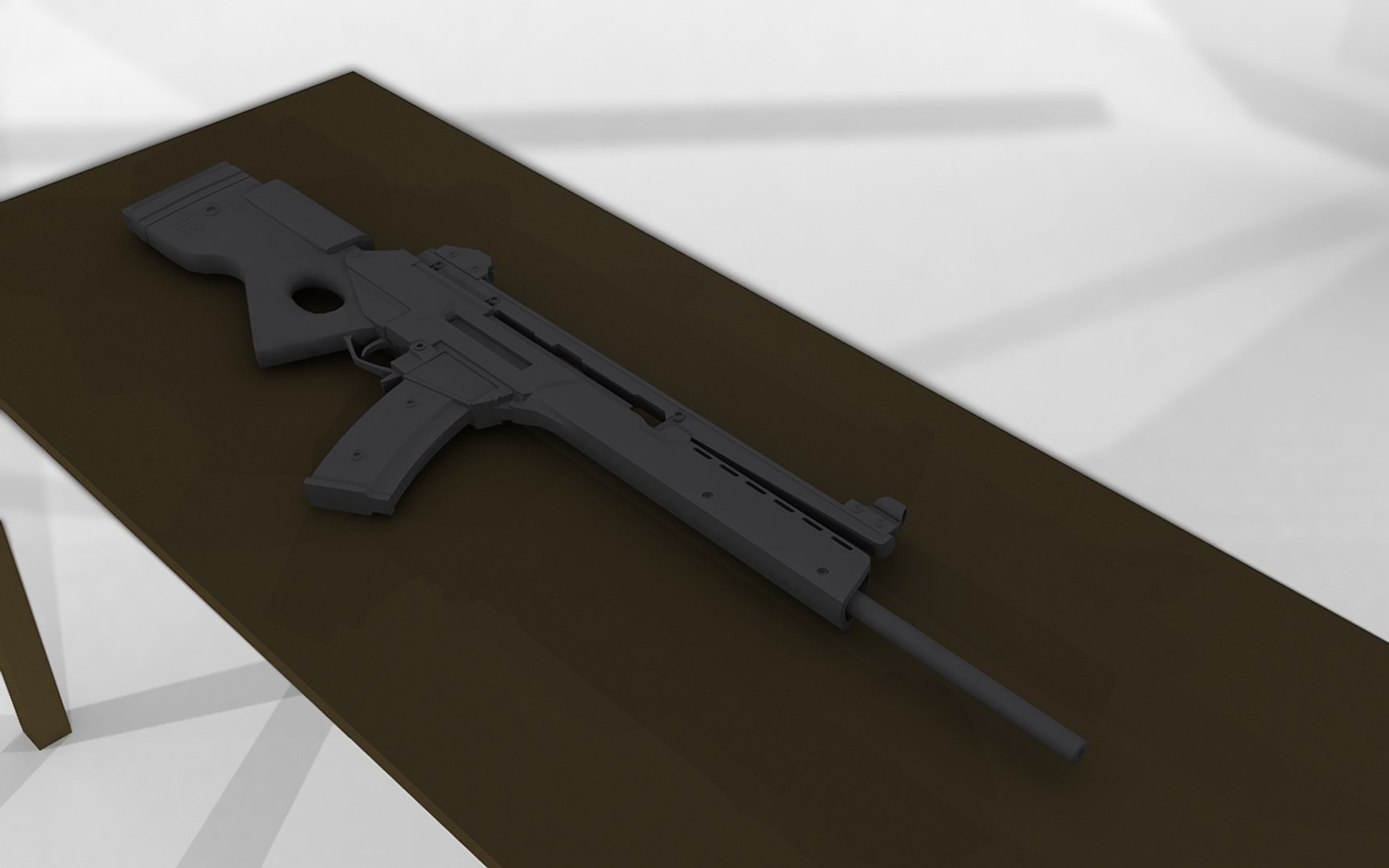 H K Sl8 Rifle 3d Model