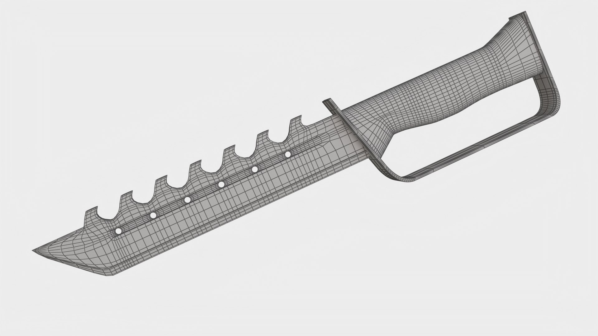 3D Blade Knife PBR - TurboSquid 2227894