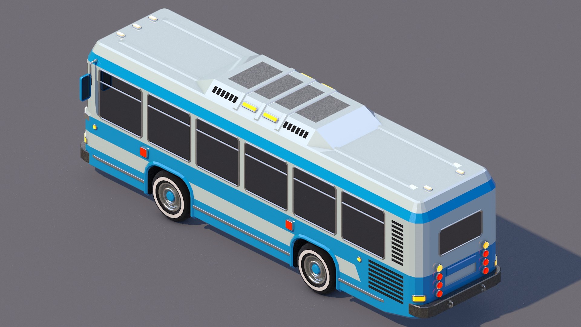 3D Vintage Bus model - TurboSquid 2149511
