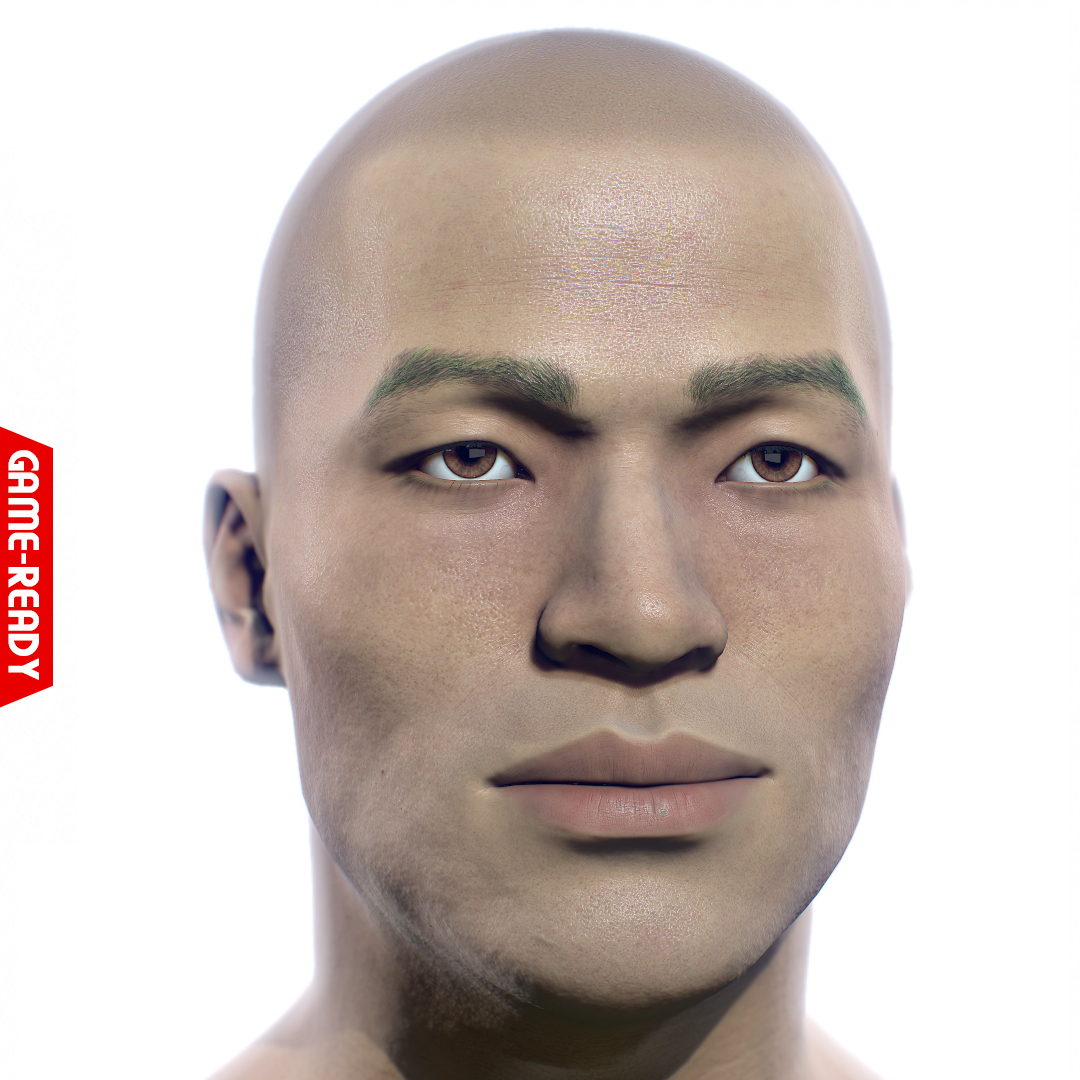 Average asian male model - TurboSquid 1179135
