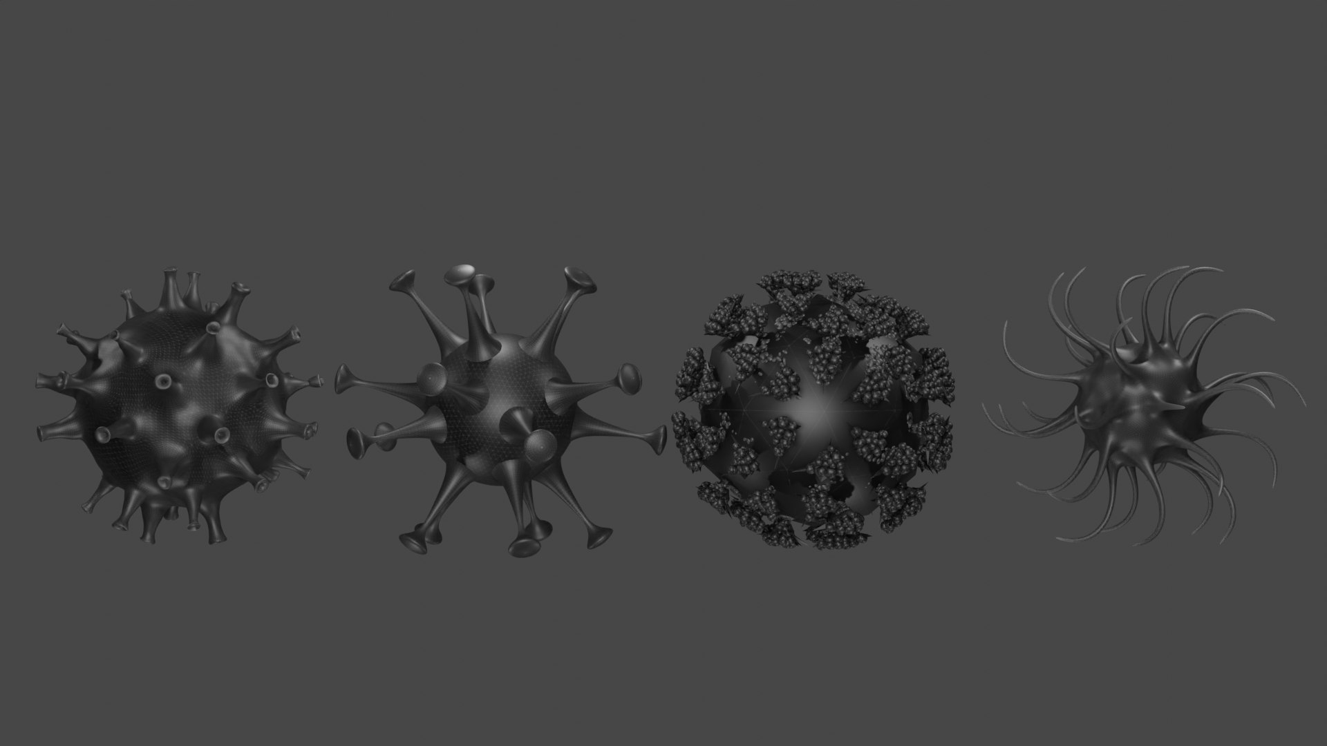 3D Model Virus Collection - TurboSquid 2133918