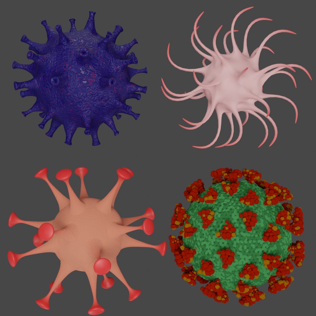3D Model Virus Collection - TurboSquid 2133918