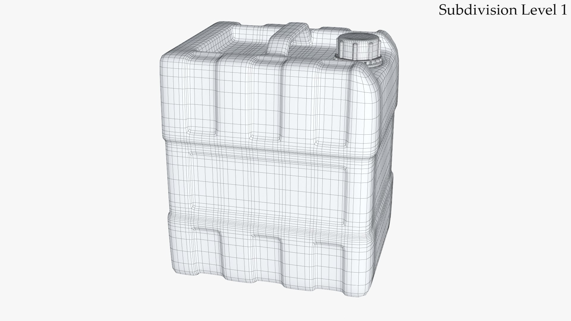 Blue Plastic Fuel Contains 3D - TurboSquid 1506005
