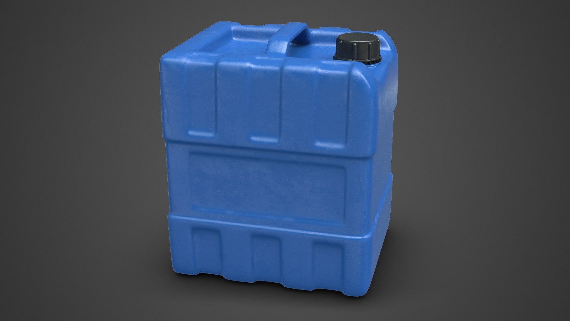 Blue Plastic Fuel Contains 3D - TurboSquid 1506005