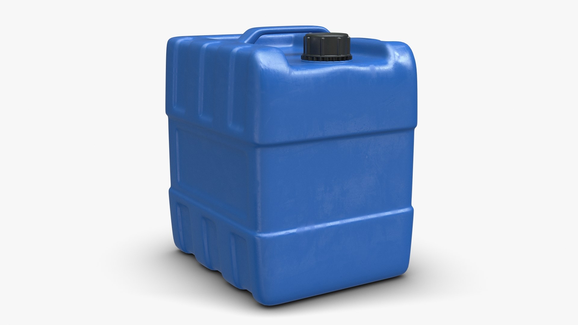 Blue Plastic Fuel Contains 3D - TurboSquid 1506005