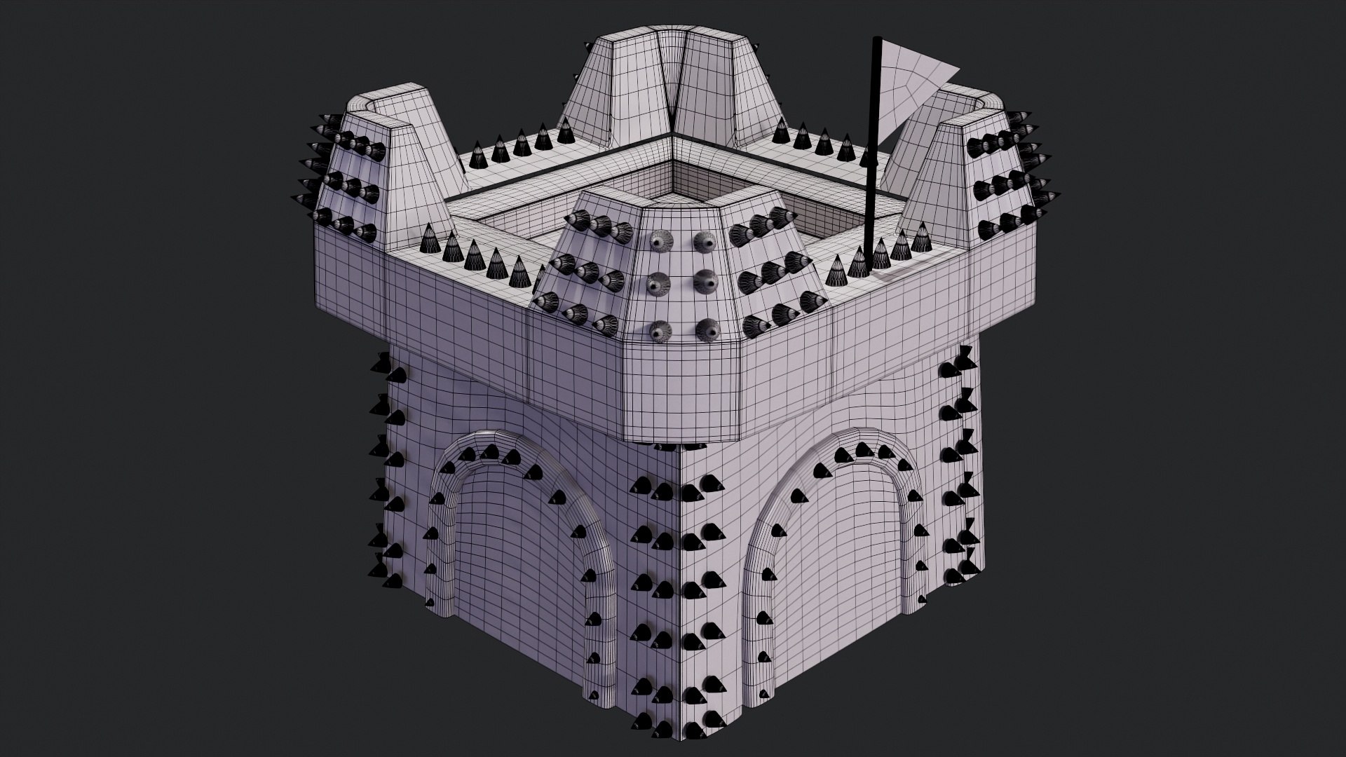 3D Clan Castle - TurboSquid 2180882