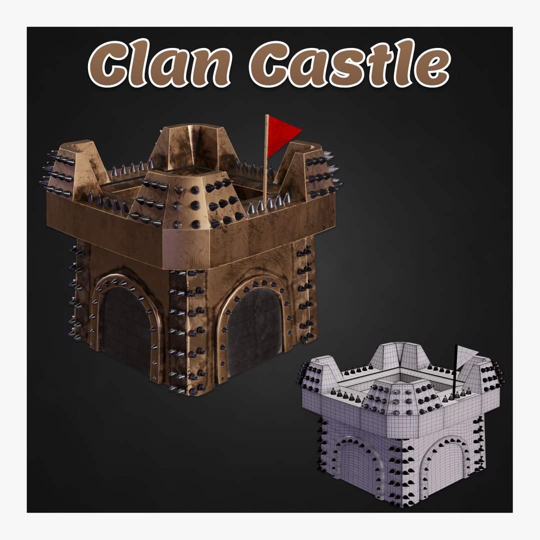 3D Clan Castle - TurboSquid 2180882