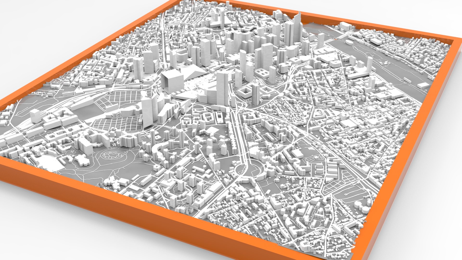 3D Model Cityscape Paris France - TurboSquid 2048214